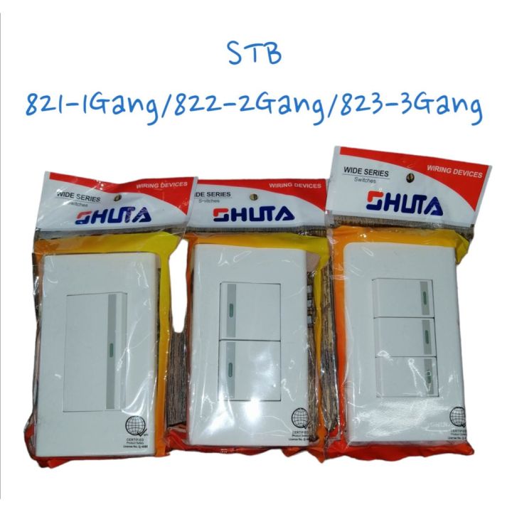 Shuta Electrical Switch with Reflector Set 1gang 2gang 3gang Good ...