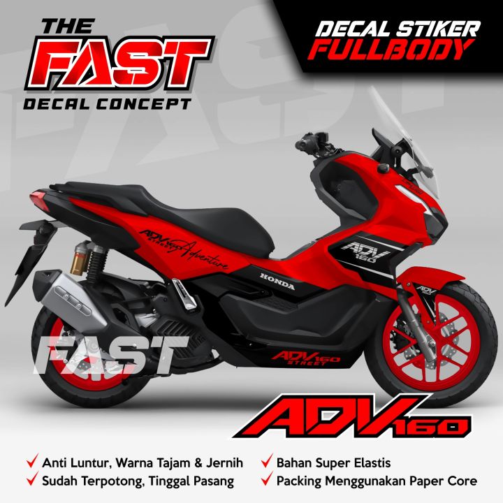 Decal ADV160 Fullbody Adventure Variasi Sticker Striping Decal Yamaha ...