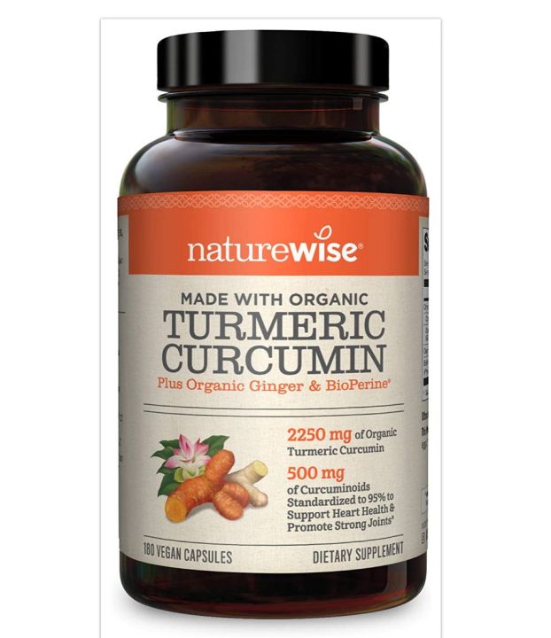 180 Capsules NatureWise Curcumin Turmeric Supplement | Lazada PH