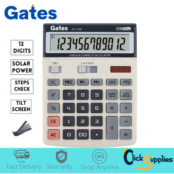 Calculator Big Size Large Display With Adjustable Tilt Screen 112 Steps ...