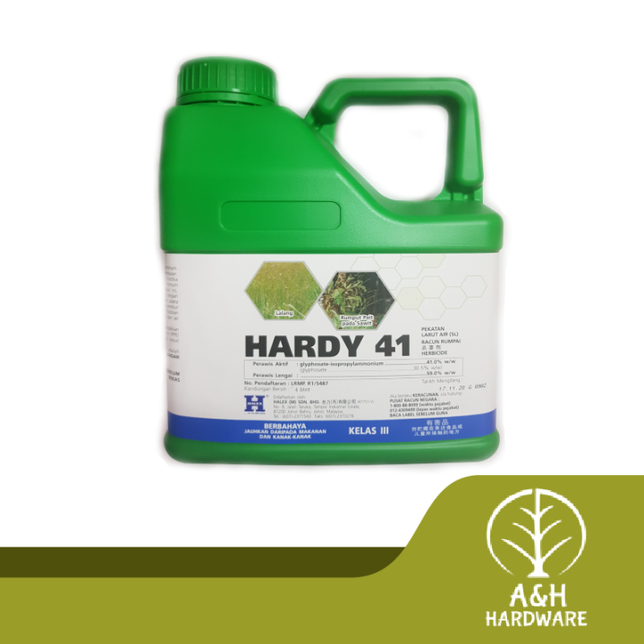 [Ready Stock] Hardy 1L / 4L Racun Rumput Weed Killer 除草剂 Glyphosate 41% ...