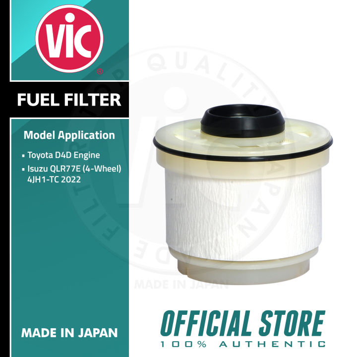 VIC Fuel Filter Element Type F-193 for Toyota D4D Engine, Isuzu QLR77E ...