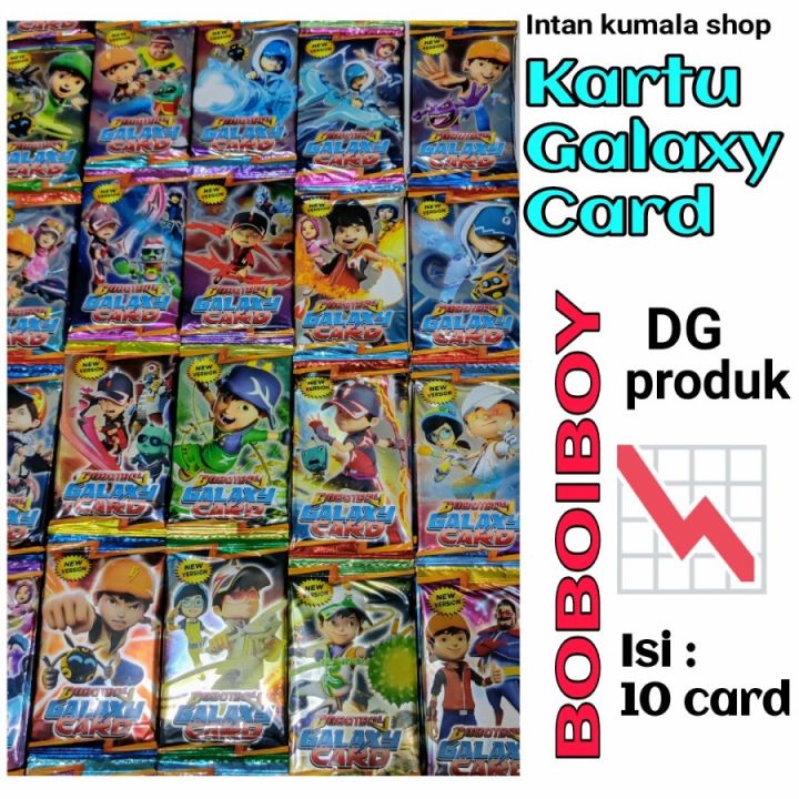 MAINAN KARTU BOBOIBOY GALAXY CARD ISI 60 CARD | Lazada Indonesia
