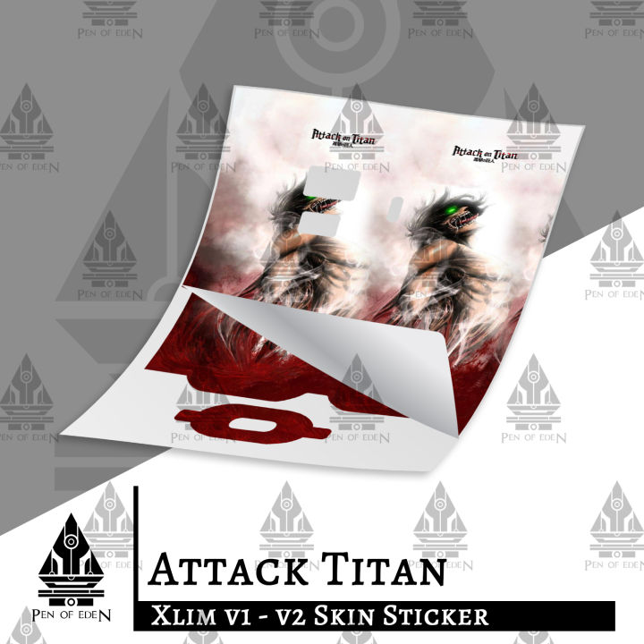 Attack Titan Xlim Skin Sticker (For Xlim V1 - V2) | Lazada PH