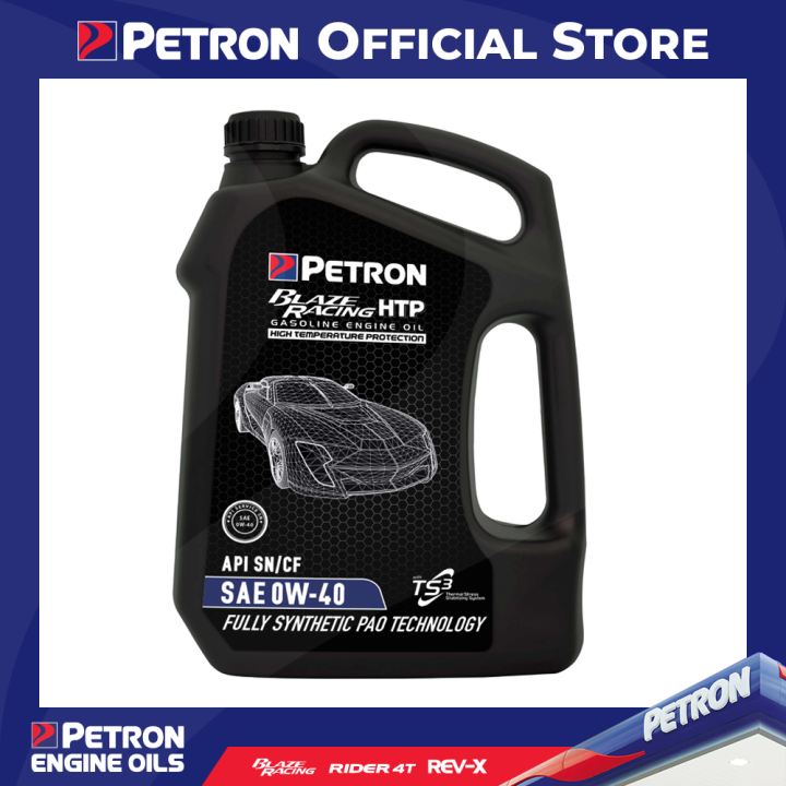 Petron Blaze Racing HTP 0W-40 4L - Petron Engine Oils | Lazada