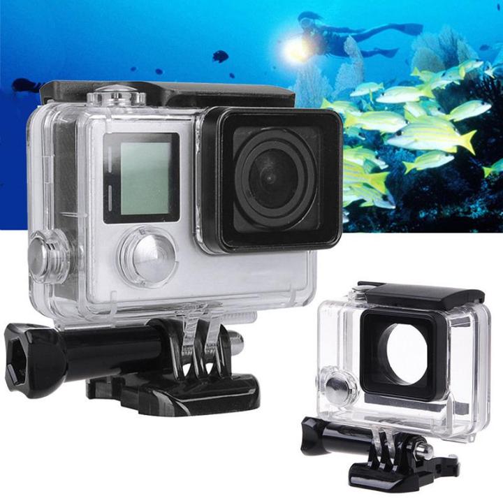 For GoPro Hero 4 Housing Case Waterproof Diving Protective Cover ...