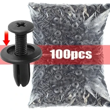 50/100pcs BuildCore Plastic Rivets Fasteners Screw Car Bumper Fender ...