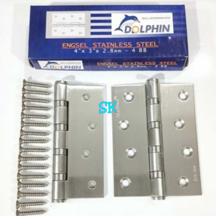Engsel Pintu Dolphin Stainles 3 , 4 , 5 inch - Engsel Jendela Dolpin ...