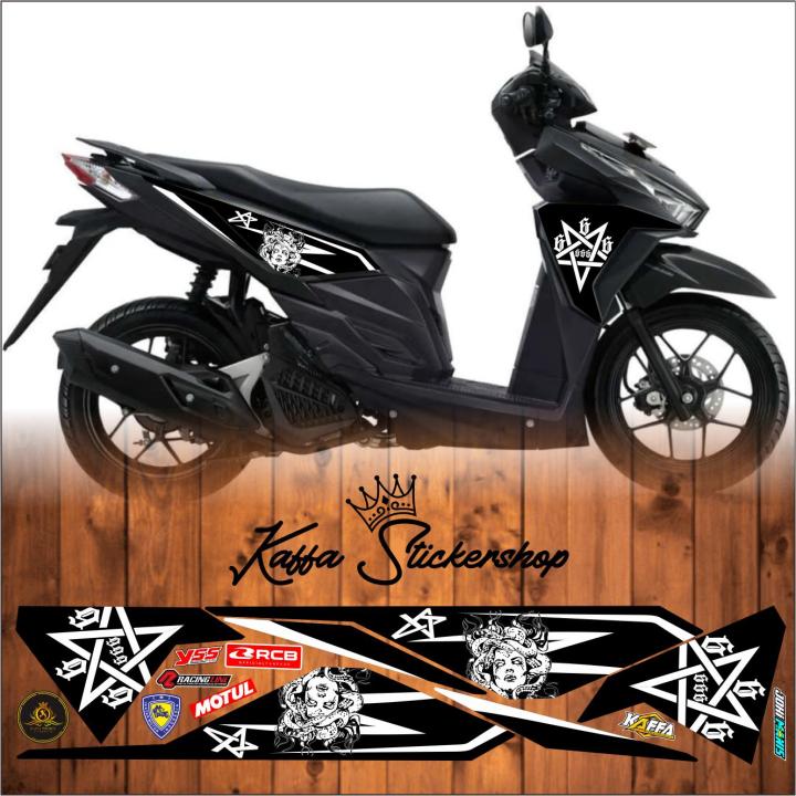 Striping Sticker Variasi Vario Led 125 - 150 Stiker Motif Decal Variasi ...