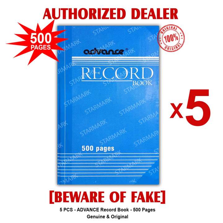 Advance Record Book Books 500 pages Log Book Books Logbook Logbooks ...