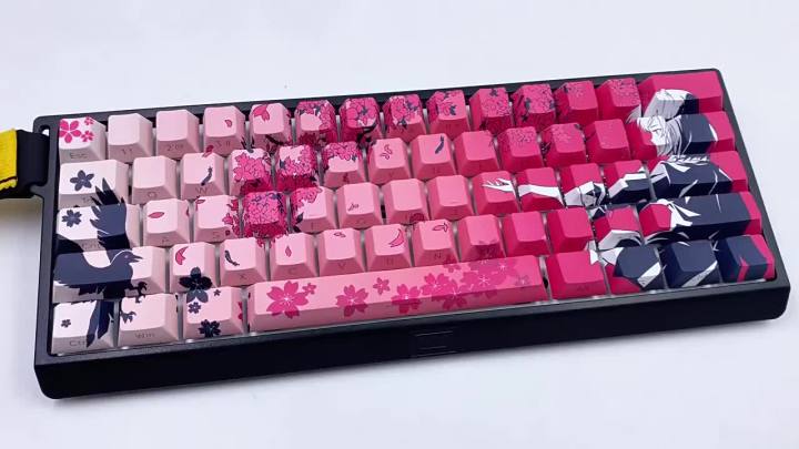[MS] Match WOOTING Keyboard Transparent Keycap Raven Sakura Cherry ...