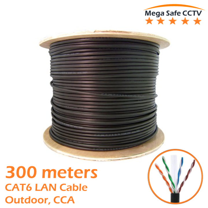 300m CAT6 CCA Copper Coated Aluminum Outdoor UTP LAN Cable, Network ...