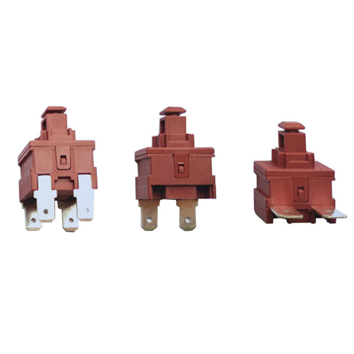 2Pin 4Pin Power Switch Push Button KAN-L5 Switch 7.5A 250V AC 15A 125V ...