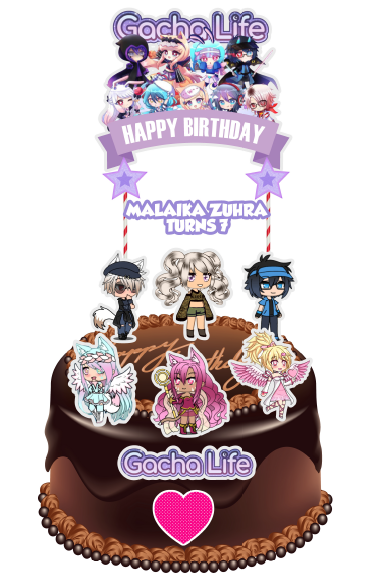 Gacha Life Cake Topper DIY | Lazada