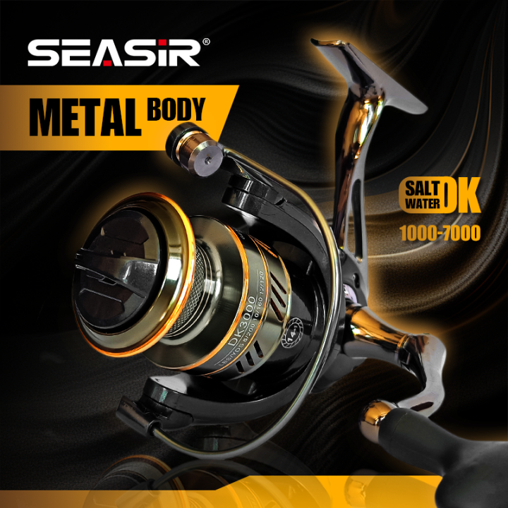 SeaSir DK All Metal Spinnning Fishing Reel 1000-7000 series 14+1BB 5.2 ...