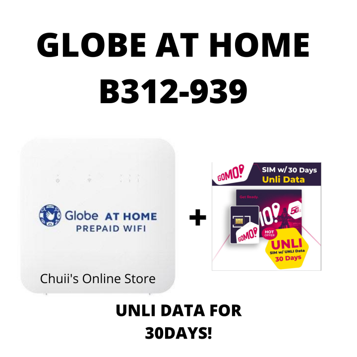 *BEST SELLER* Globe at Home Prepaid Wifi B312-939 UNLI DATA | Lazada PH
