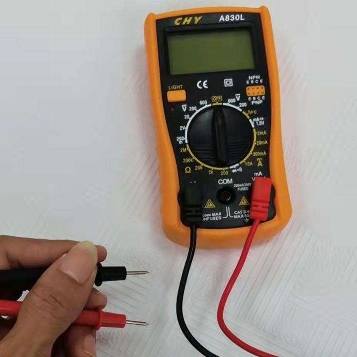 New digital multimeter with indicator LCD voltmeter ammeter ampere ohm ...