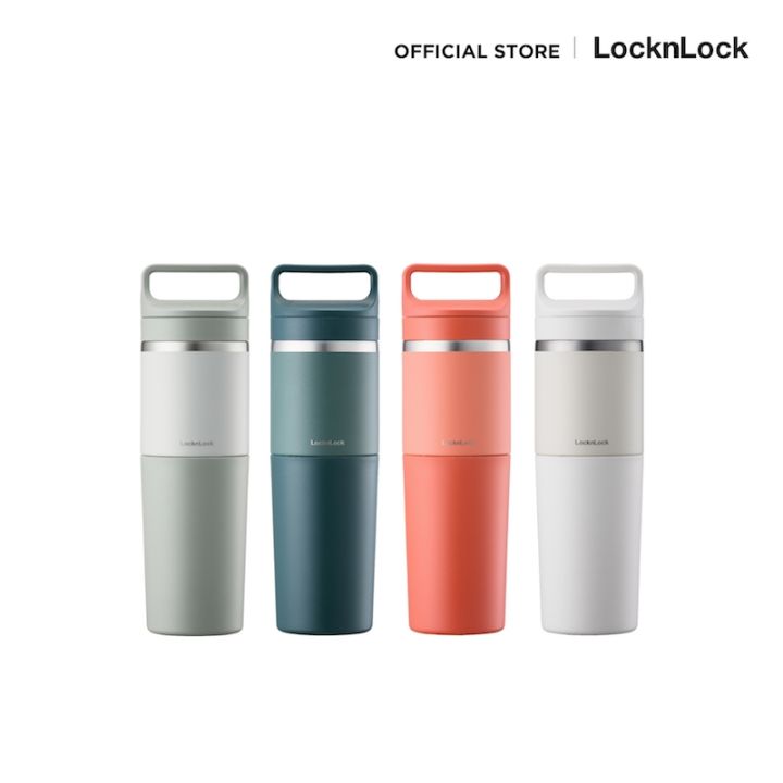 LocknLock กระบอกน้ำเก็บอุณหภูมิ SLO 2 IN 1 Handle Tumbler ความจุ 1000 ...