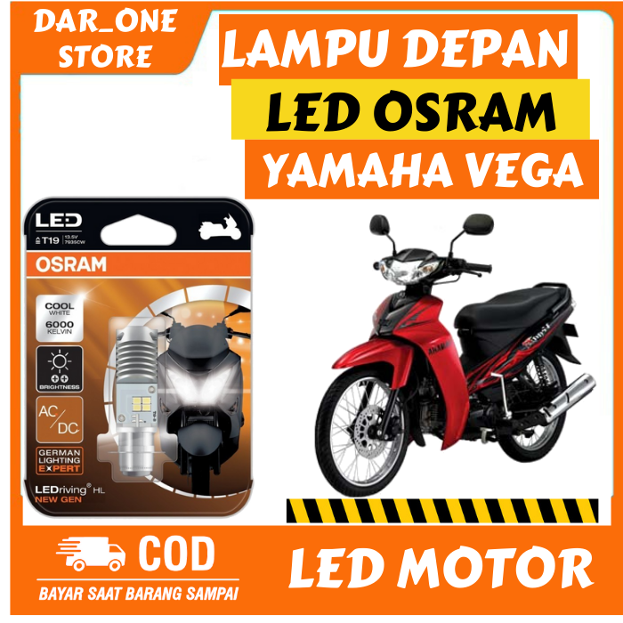 LAMPU DEPAN LED MOTOR YAMAHA VEGA R Original Osram PNP | Lazada Indonesia