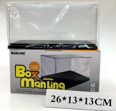 (M'sia Stock) Acrylic Display Case Box 26 x 13 x13cm Dustproof For ...