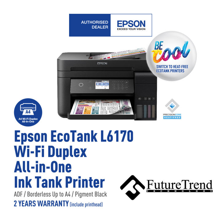 Epson L6170 Wi-Fi Duplex All-in-One Ink Tank Printer with ADF | Lazada