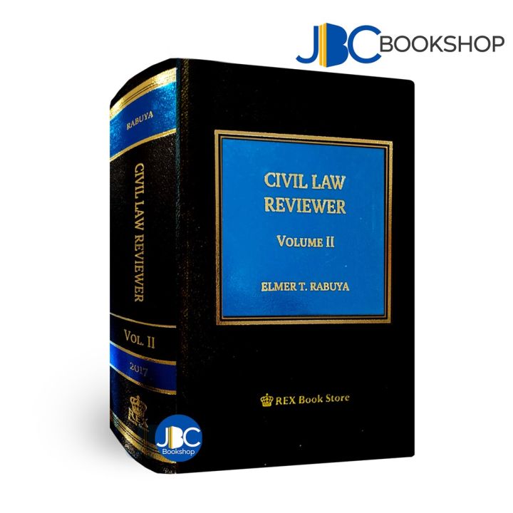 Civil Law Reviewer Volume 2 2017 (CB) by Rabuya | Lazada PH
