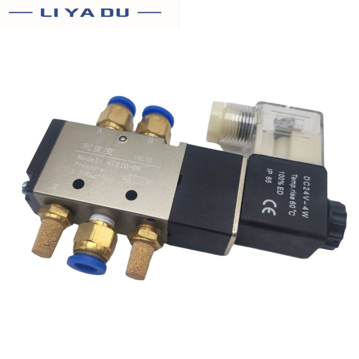 4v210-06 08 Pneumatic Electric Solenoid 5 Way 2 Position Control Air ... 4v210-06 08 Pneumatic Electric Solenoid 5 Way 2 Position Control Air ...