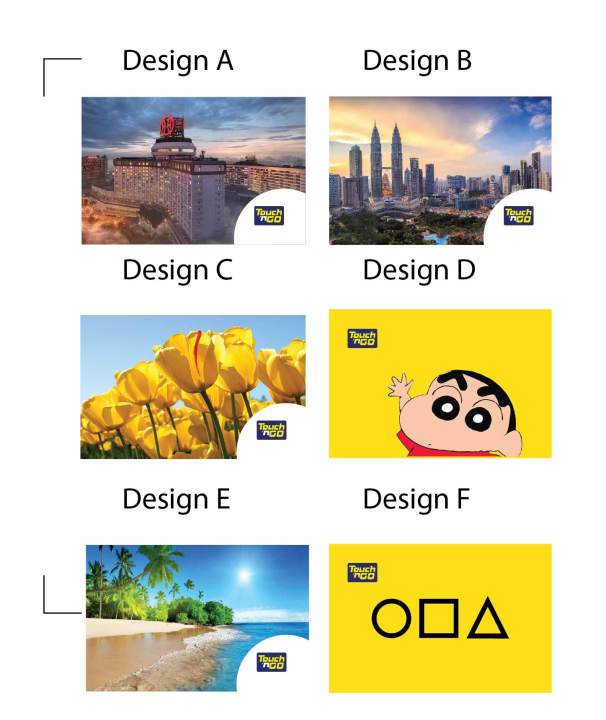 OWN DESIGN - CUSTOM PRINT TNG touch n Go sticker / Waterproof / Quality ...