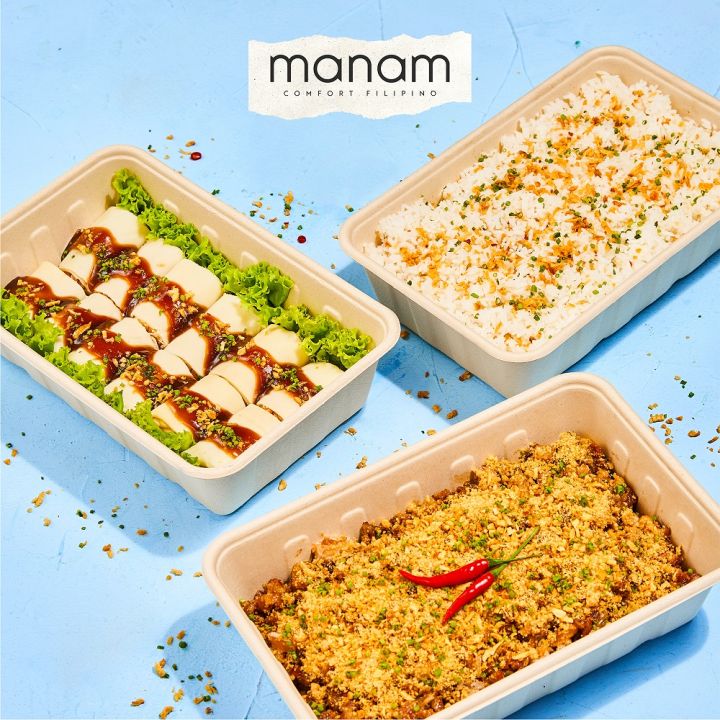 House Crispy Sisig Super Benta Box Fresh Lumpiang Ubod Super Benta Box Garlic Rice Super