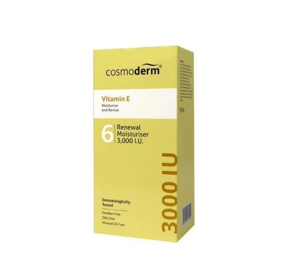 Cosmoderm Vitamin E Renewal Moisturiser 3000 I.U. 50ml | Lazada
