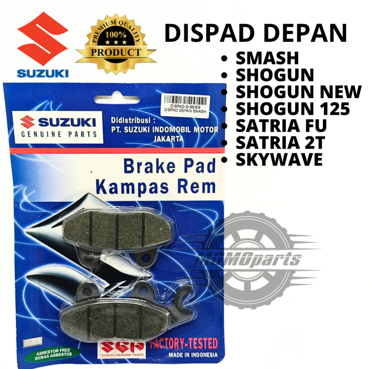 ORIGINAL DISPAD DEPAN KAMPAS REM CAKRAM SUZUKI SMASH SHOGUN NEW 125 ...