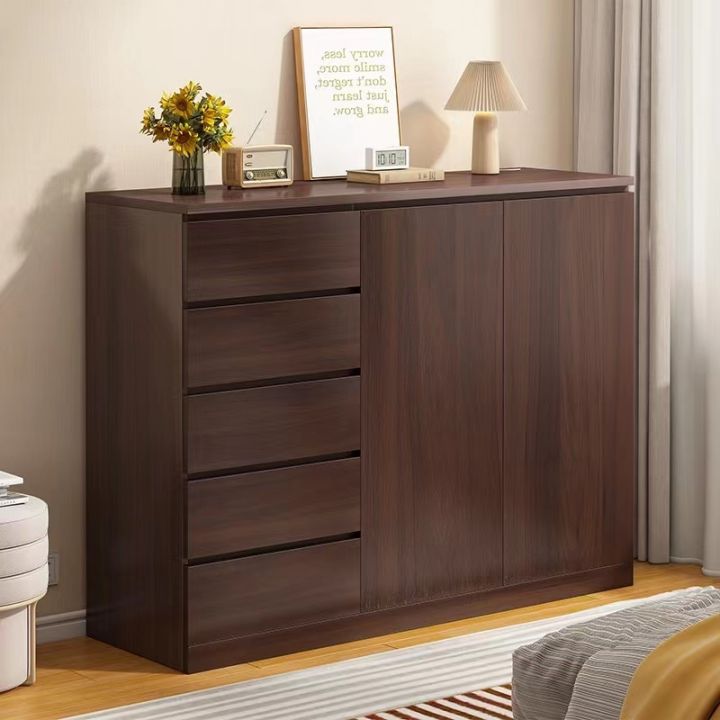 seek1 Chest Of Drawers Simple Walnut 120cm Storage Chest Living Room ...