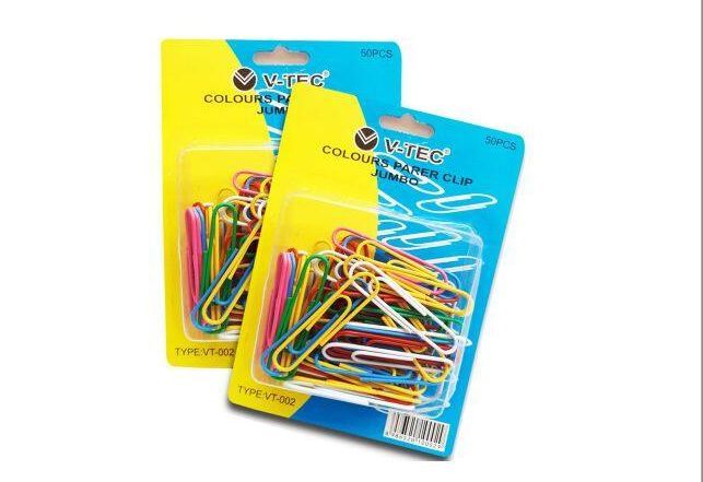 VTec Colours Paper Clip Jumbo / Penjepit Kertas Warna Jumbo VT-002 ...