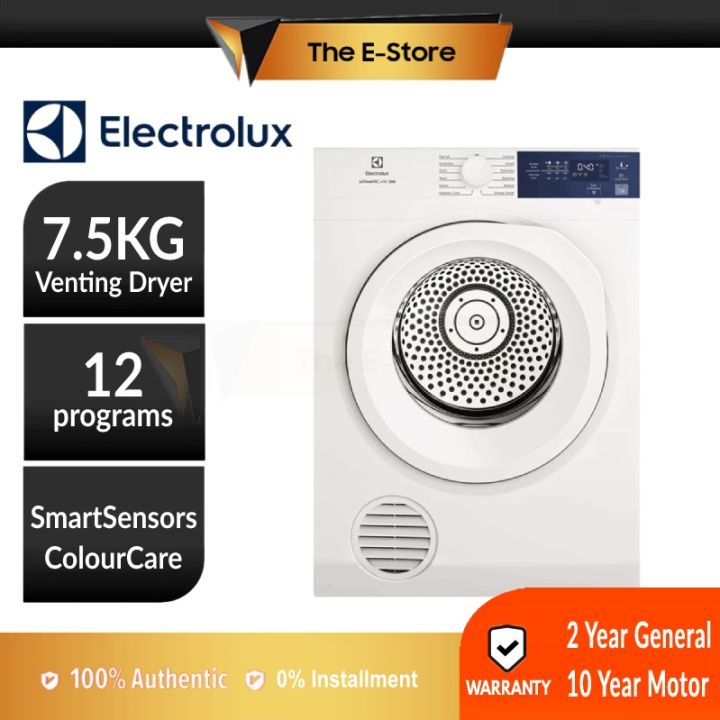 Electrolux 7.5kg UltimateCare™ 300 Venting Dryer | EDV754H3WB (Clothes ...