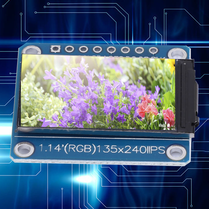 1.14in TFT LCD Display Screen Module IPS High Quality 8Pin ST7789 Electronic Components Easy ...