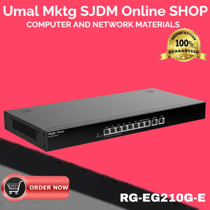 RUIJIE RG-EG210G-E Reyee 10-Port Gigabit Cloud Managed | Lazada PH
