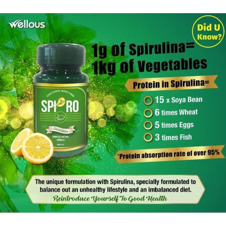 60 capsules)Spiro Original English Version/ Full Set With Box️Ready ...