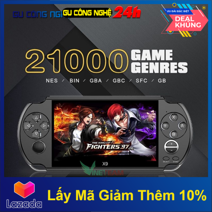 Máy Chơi Game Cầm Tay X9 - 5.0 - 8GB, Psp Handheld Game Player 5 Inch ...