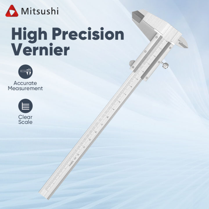 Mitsushi All metal Stainless Steel Industrial Grade Measuring Caliper ...