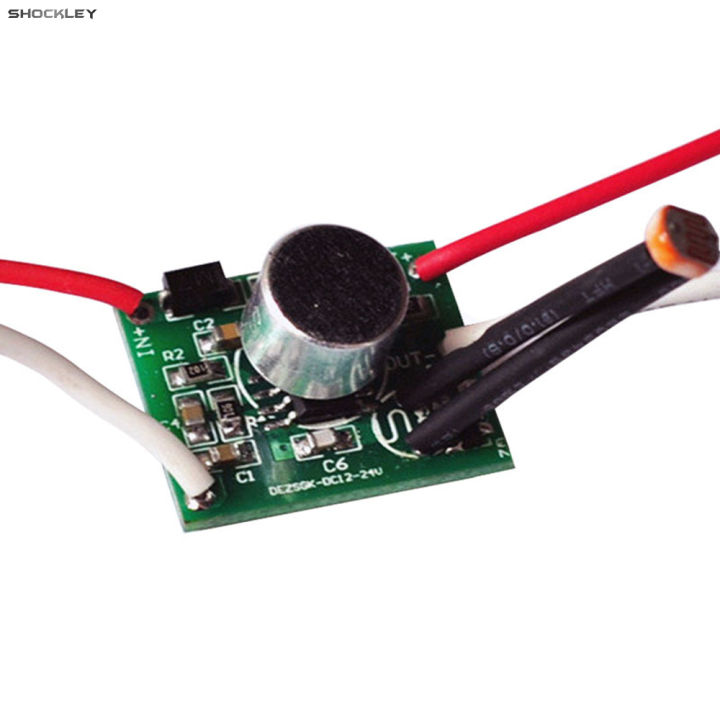 Shockley DC 3V‑30V Sound Control Switch Module Solar Light Sensor ...