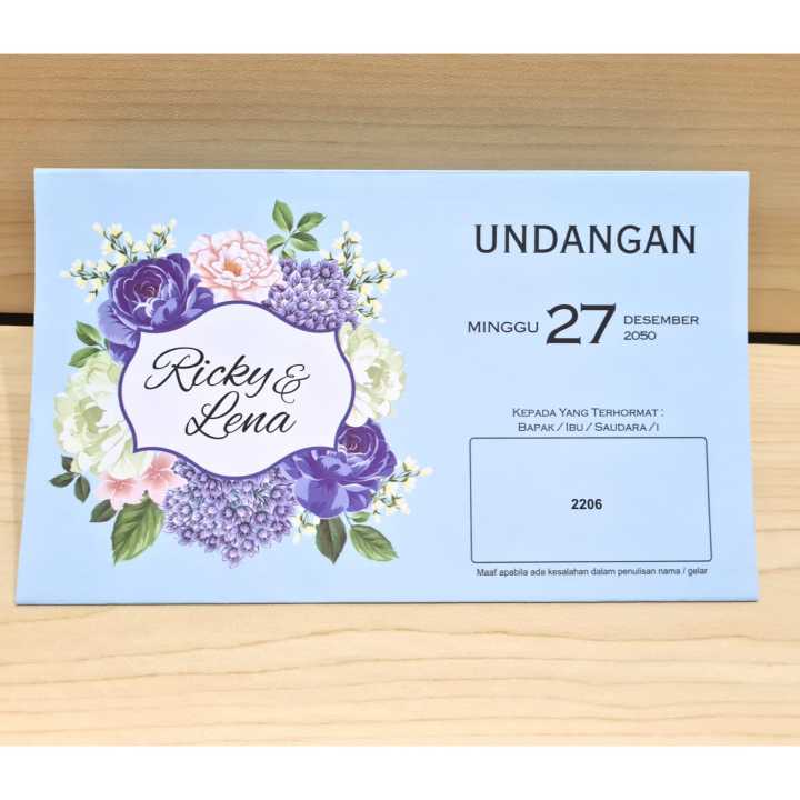 Undangan Blangko ERBA 2206 Isi 100 Lembar | Lazada Indonesia