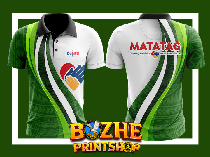 DEPED MATATAG POLO SHIRT FULL SUBLIMATION POLO-Shirt FOR WOMEN AND Men ...