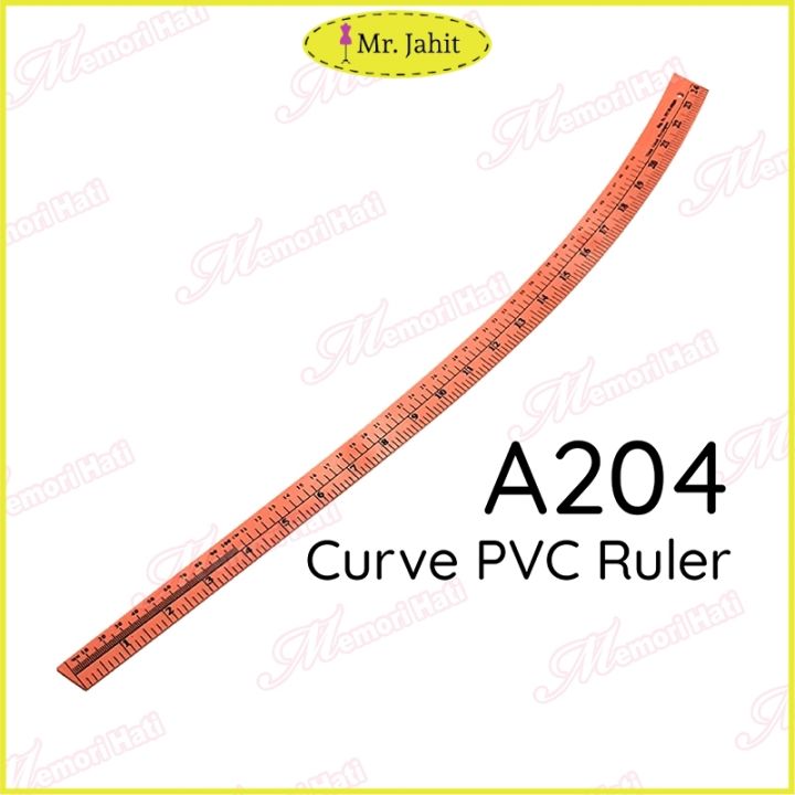 A204 Curve PVC Tailoring Ruler / Pembaris Jahitan | Lazada