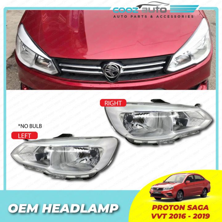 Proton Saga VVT 2016 - 2020 Front HeadLamp Head Lamp Light (No Bulb ...
