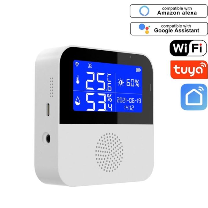 Tuya WIFI Temperature And Humidity Sensor With 2.9inch LCD Display,Spec: Only Sensor | Lazada PH