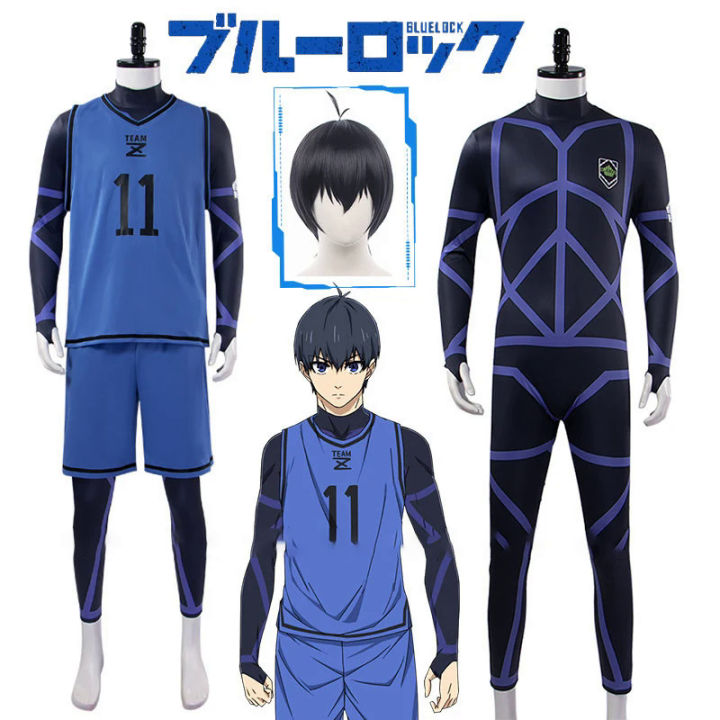BlueLock Cosplay Costume Football AnimeJersey Sportswear Uniform ...