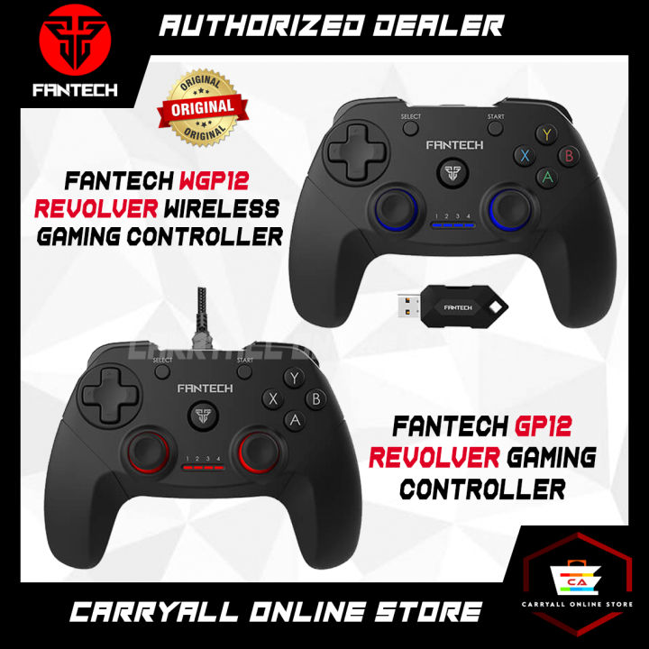 Fantech GP12 Revolver Wired | WGP12 Revolver Wireless Gaming Controller ...