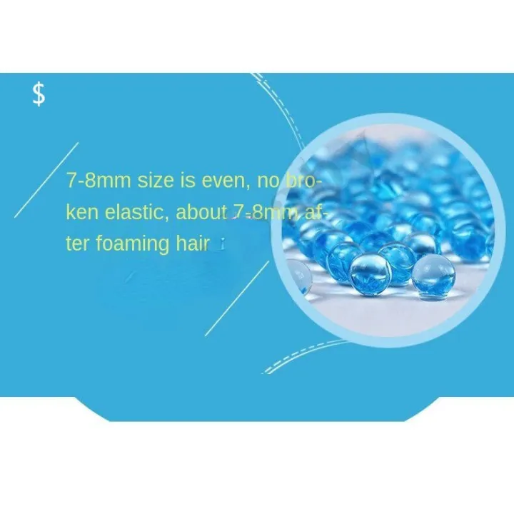 10bags 7-8mm Bagged Water Ball Gel Colorful Crystal Kids Toys Growing ...