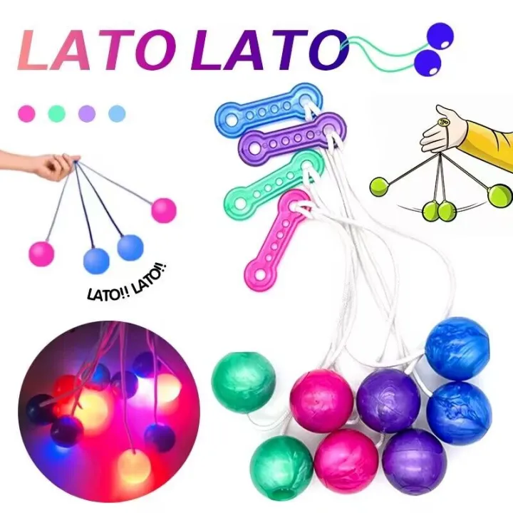 4cm LED Big Latto Lato Toy - Tok Tok Toy Big LATTO LATTO Ball Fighting ...