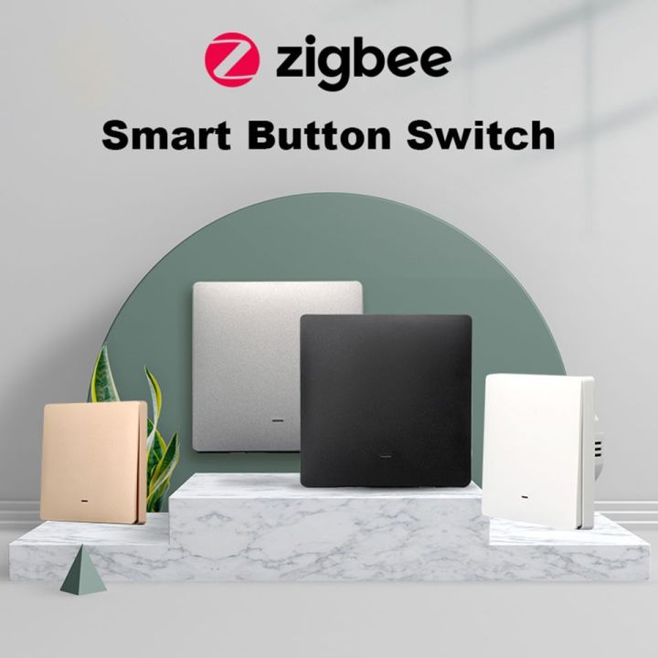 Zemismart Zigbee Light Switch,No Neutral Button Light Switch,20A ...